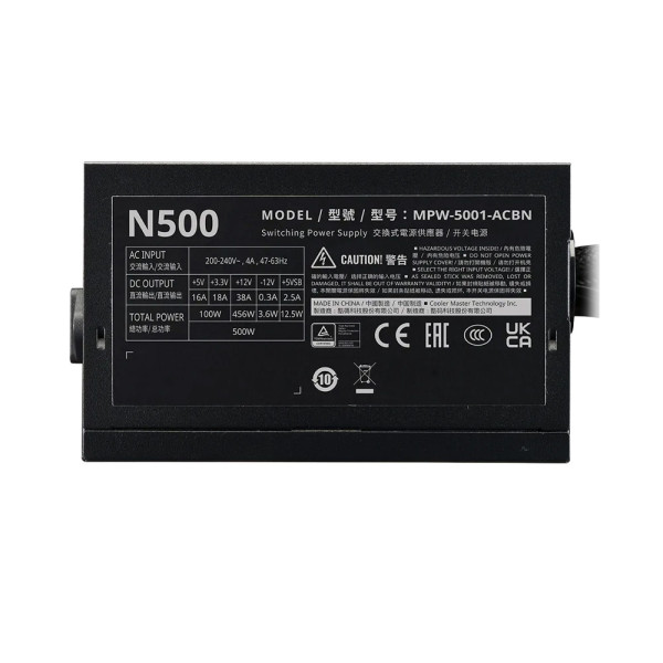 Nguồn máy tính Cooler Master ELITE NEX N500 230V 500W (MPW-5001-ACBN-B)
